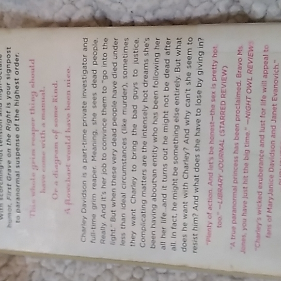 St. Martin's Paperbacks | Other | Free Add On First Grave On The Right ...